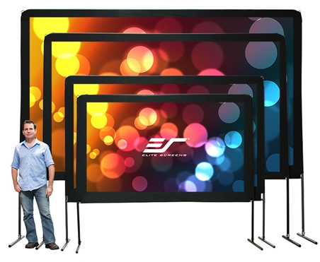 Elite Screens Outdoor projector screen at Just Projectors!