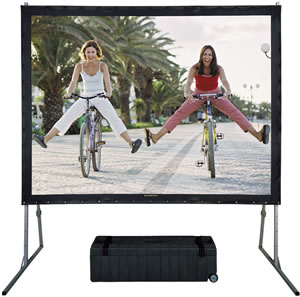 Grandview Large fast folding frame projector screen at Just Projectors!